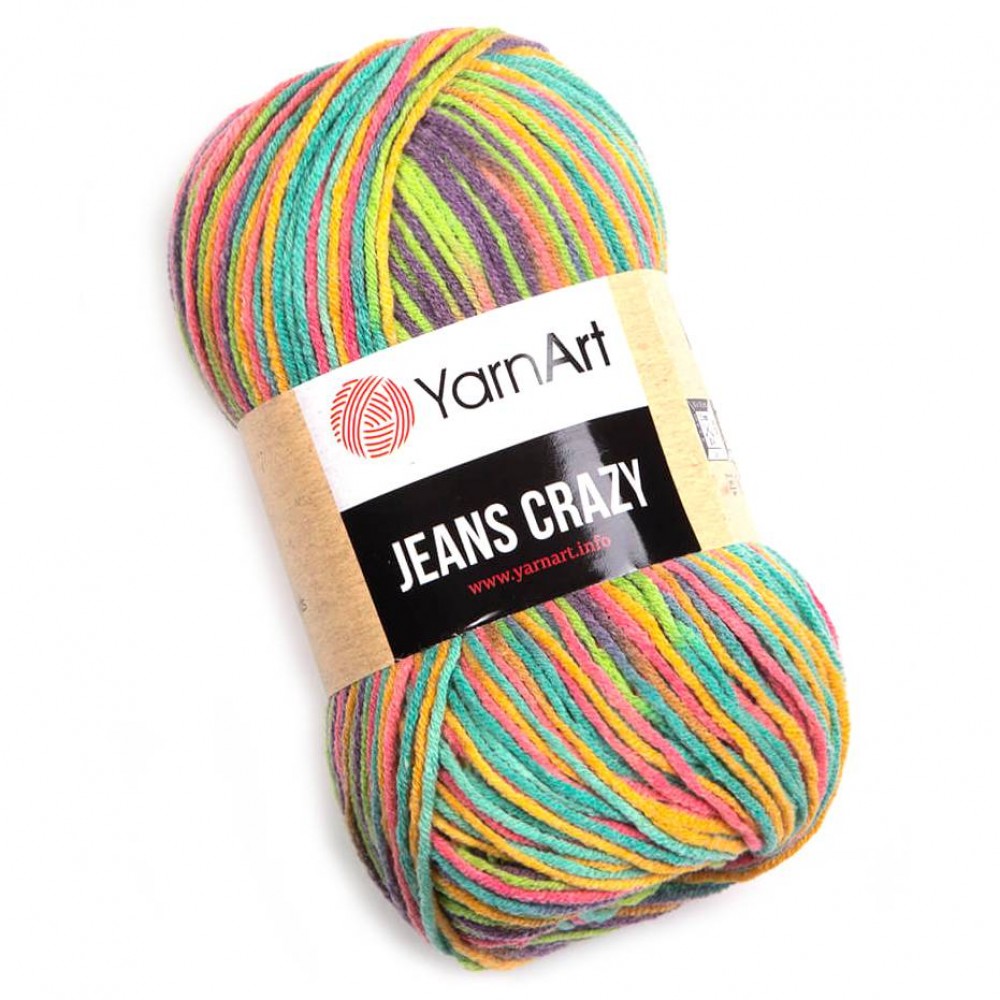 Jeans crazy yarn amigurumi. Online yarn shop Hobiyarn. Hobiyarn.com